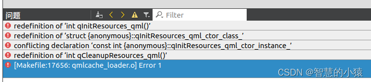 QML 关于error: redefinition of ‘int qInitResources_qml()’ 问题出现以及解决_qt redefinition of 怎么解决-CSDN博客
