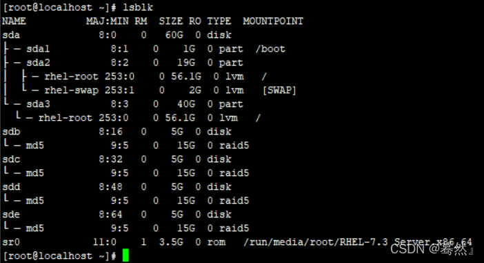 Linux RAID5与LVM逻辑卷创建及NFS共享教程-CSDN博客