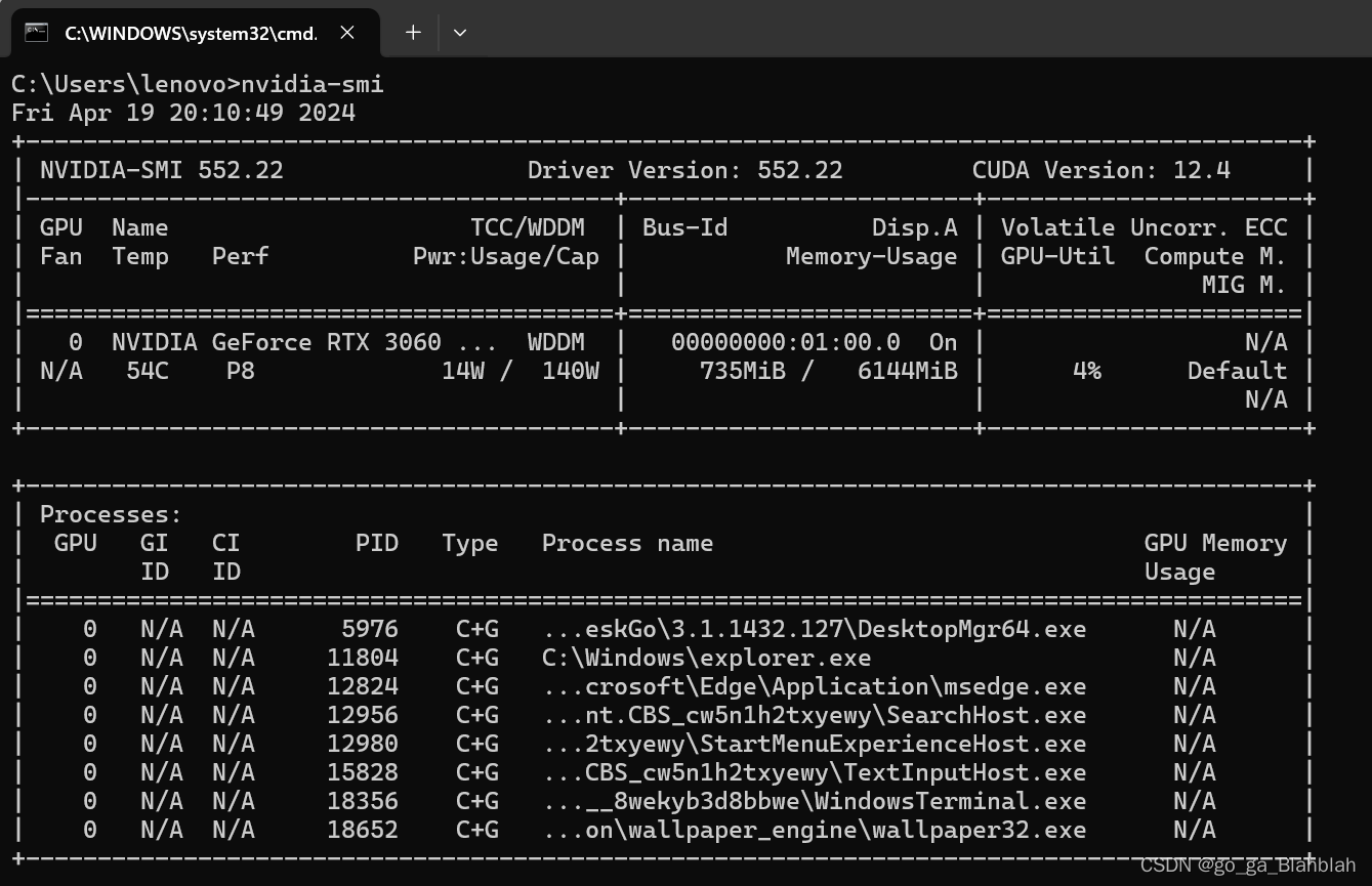 Win11解决Failed to initialize NVML: Unknown Error问题_nvidia geforce rtx 3060 laptop gpu驱动-CSDN博客