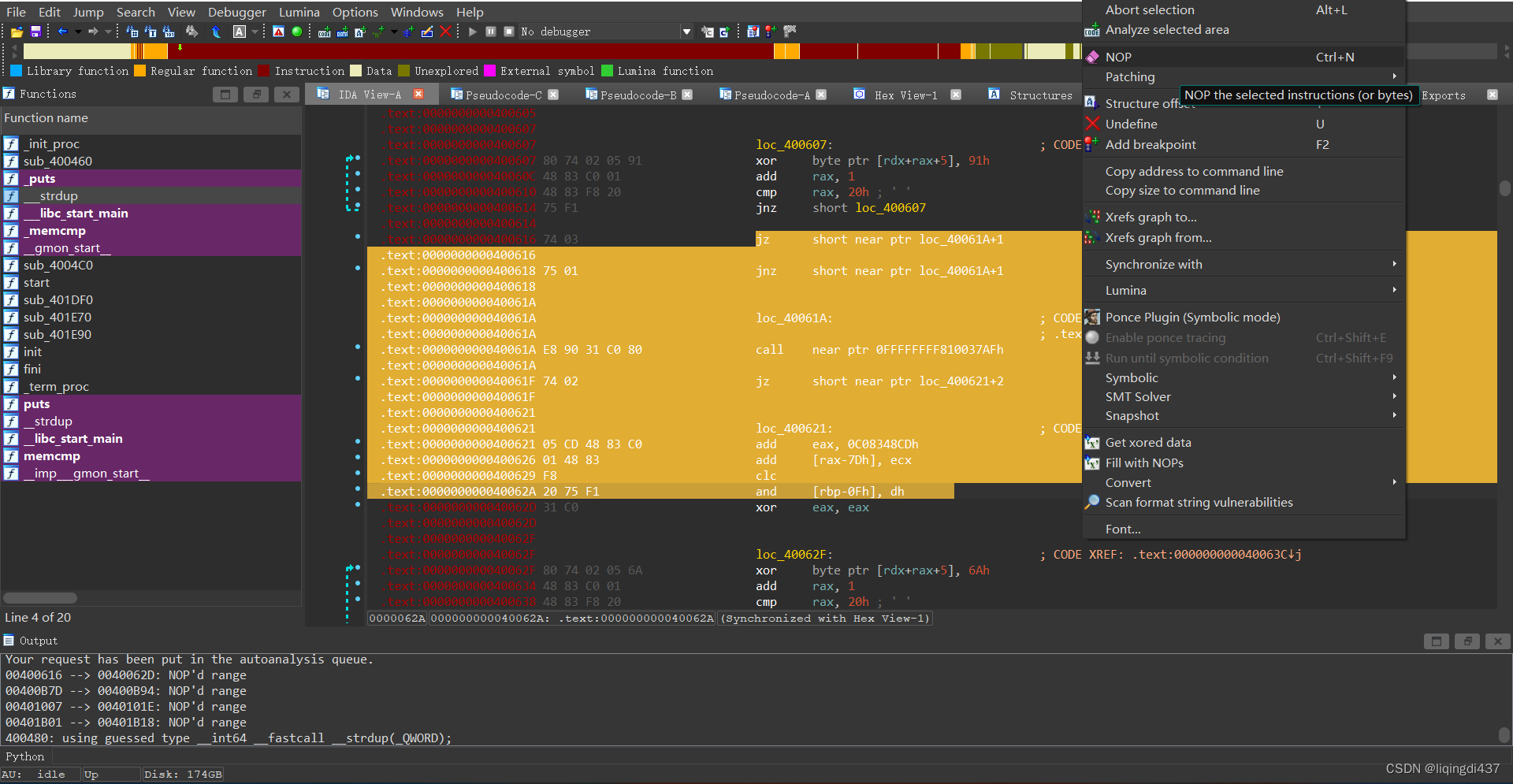 [WUSTCTF 2020]funnyre-复现_[wustctf2020]funnyre-CSDN博客