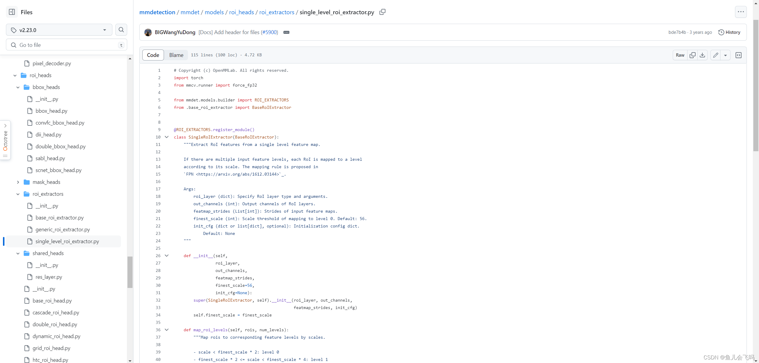 type=‘SingleRoIExtractor‘在哪定义的？-CSDN博客
