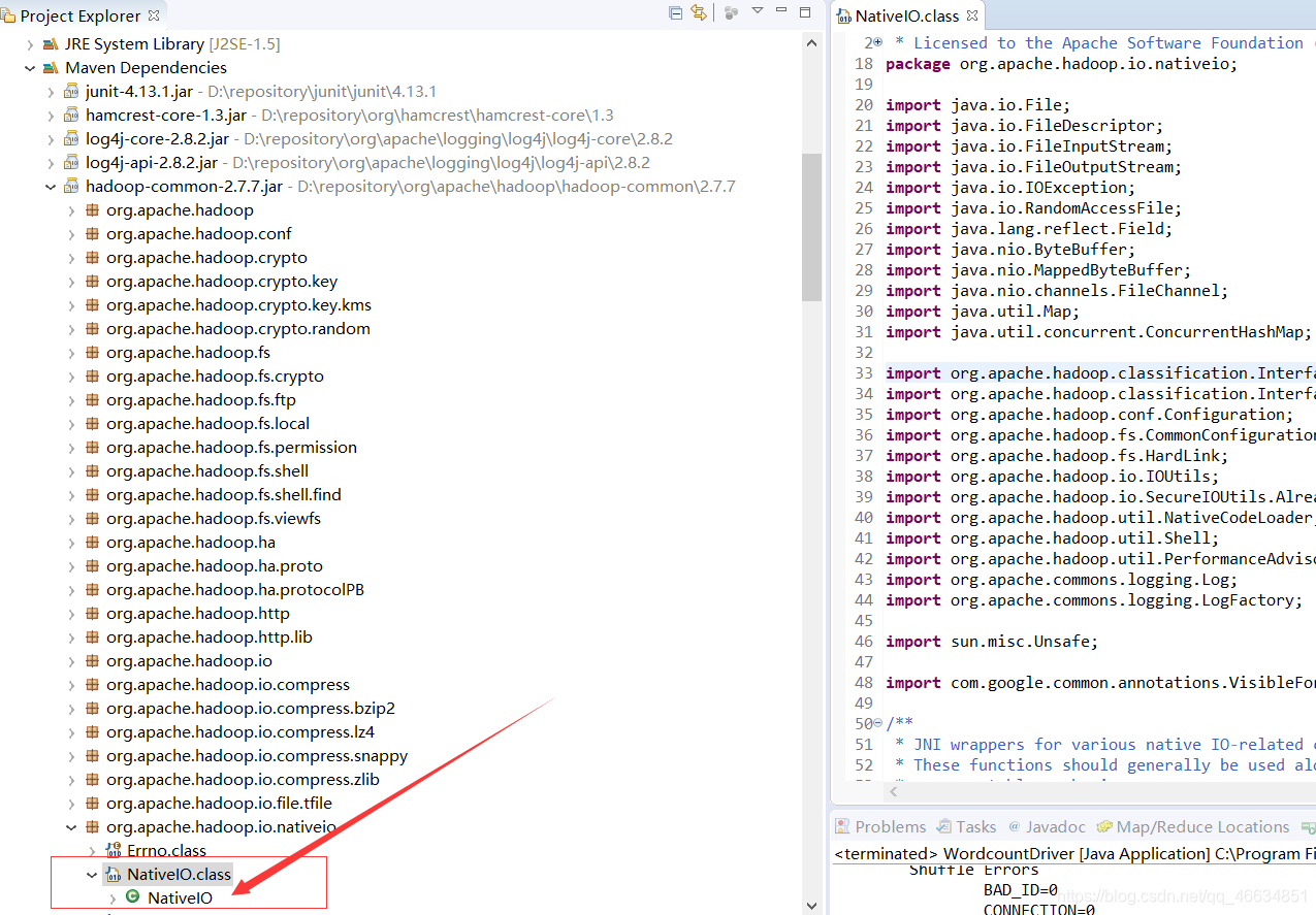 org.apache.hadoop.io.nativeio.NativeIO$Windows.access0(Ljava/lang/String；I)Z的解决办法_java.lang ...