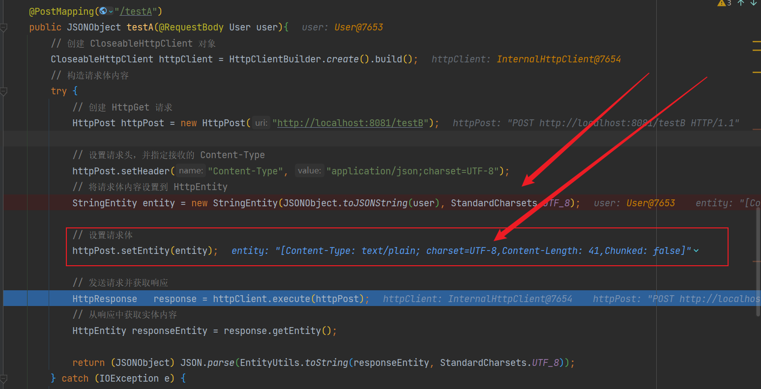 【已解决】在 SpringBoot 中使用 CloseableHttpClient 调用接口时，接收参数中的中文变为“?“_closeablehttclient 设置编码-CSDN博客