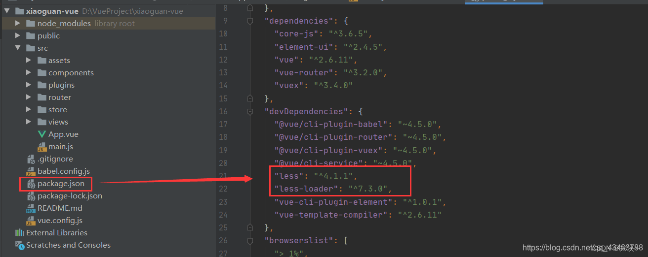 error：Vue项目中使用lang=“less“报错_vue less-loader 卸载-CSDN博客