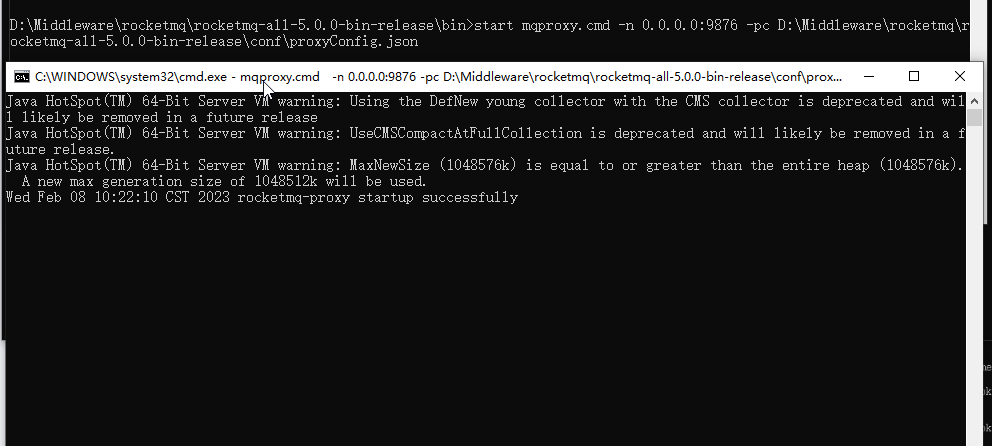 RocketMq 5.0 Windows启动_rocketmq5 window启动问题-CSDN博客