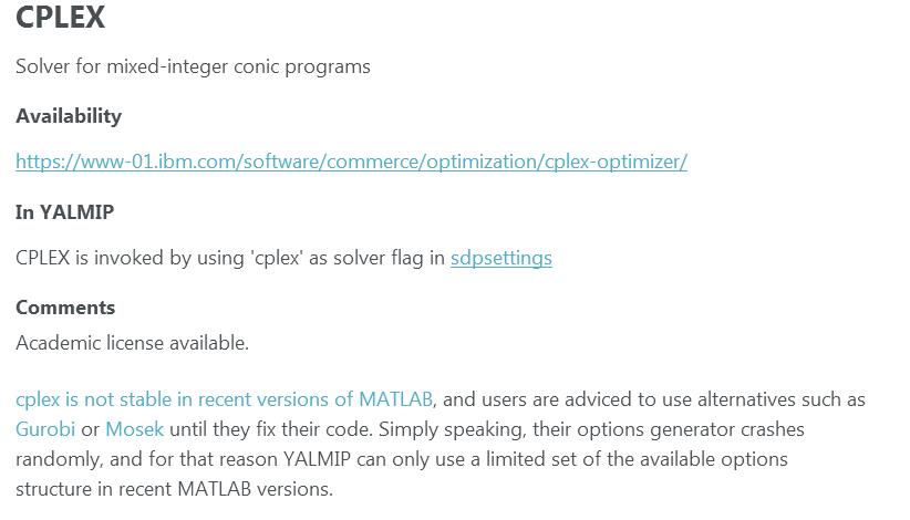 『实践』Yalmip建模+Cplex类求解_export()cplex-CSDN博客