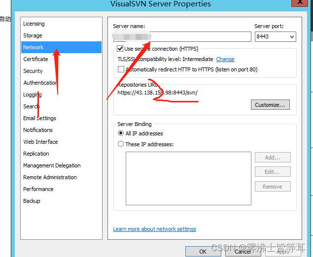 如何通过ip连接自己服务器上的svn版本库_svn怎么用ip地址访问-CSDN博客