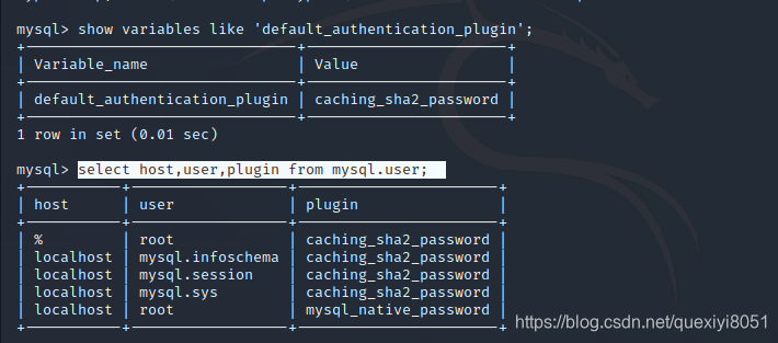 Navicat 连接MySQL数据库出现错误：2059 - authentication plugin ‘caching_sha2_password‘的解决方法 ...