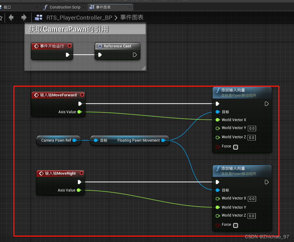 【UE4 RTS】02-Camera Movement_camera movement组建-CSDN博客