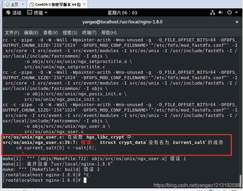 centOS整合nginx的时候，编译报错_no match for argument: gstreamer-CSDN博客