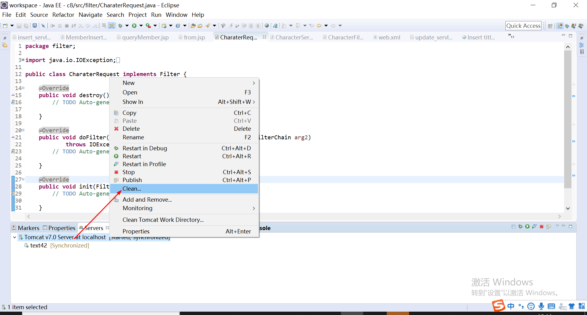 Server Tomcat v7.0 Server at localhost failed to start.解决方法-CSDN博客
