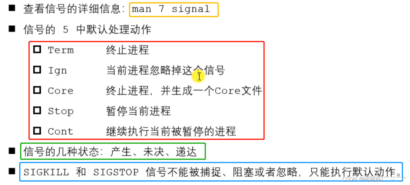 基于linux下的高并发服务器开发（第二章）- 2.20 kill、raise、abort函数_kill(getpid(), 9);-CSDN博客