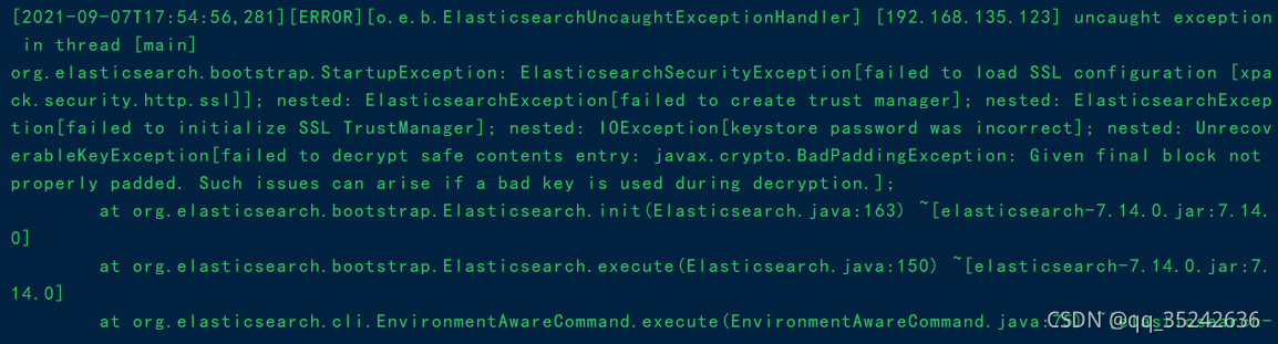 linux启动es时突然报错HTTPS is required in order to use the API key service_error: [1] bootstrap checks ...