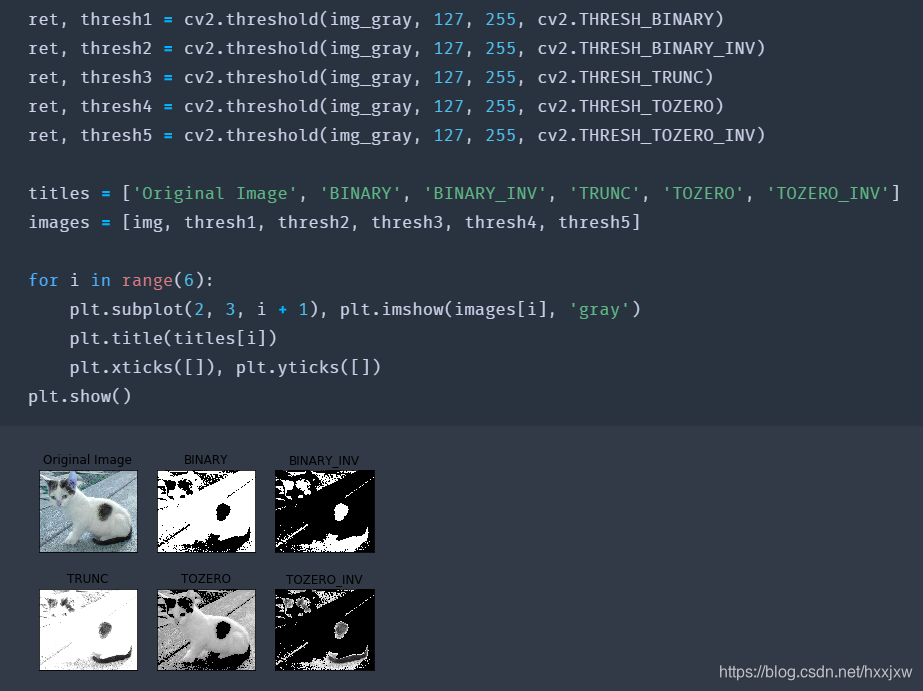 OpenCV(三)——图像阈值(二值化)cv2.threshold&图像平滑(cv2.boxFilter方框滤波,cv2.GaussianBlur高斯滤波,cv2.medianBlur中值滤波 ...