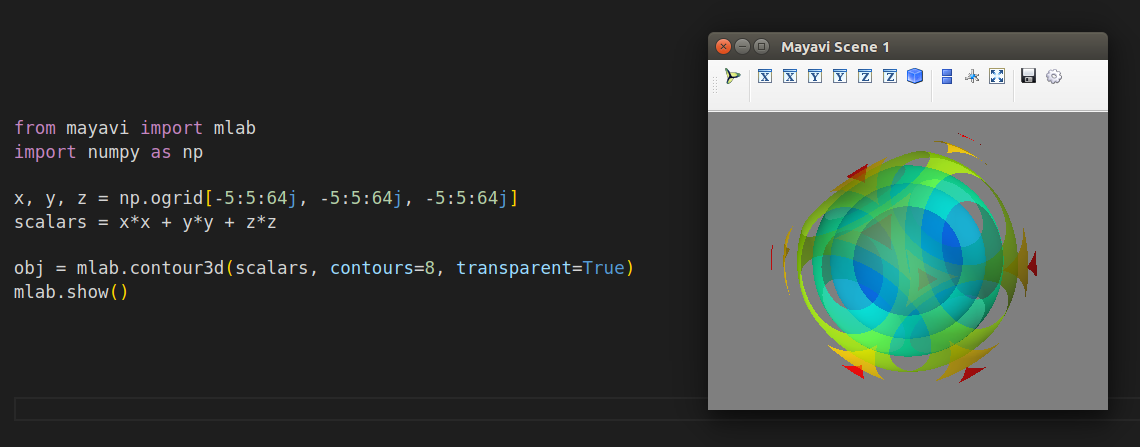 BIT Python科学计算三维可视化（二）Mayavi库使用_mayavi如何显示外部文件-CSDN博客