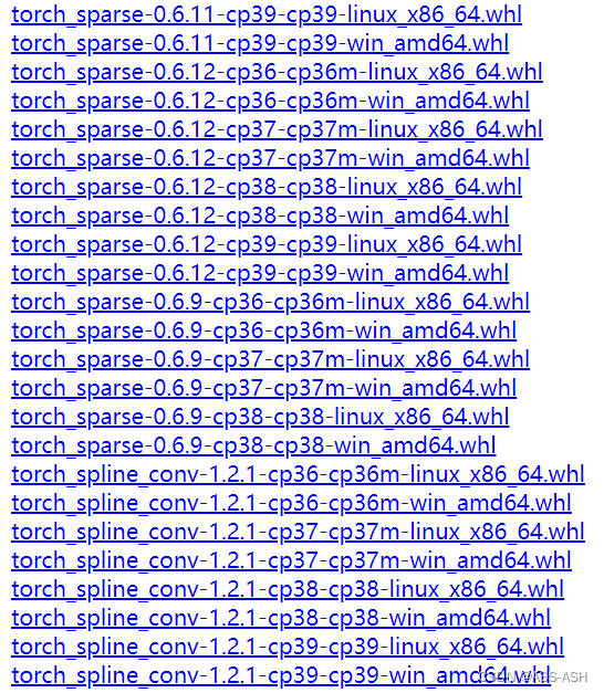 （12月最新）完美兼容安装torch-geometric与torch-scatter torch-sparse torch-cluster、torch-spline-conv的方法及版本对应 ...