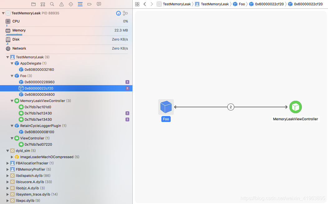 对比Xcode Debug Memory Graph和FBMemoryProfiler-CSDN博客