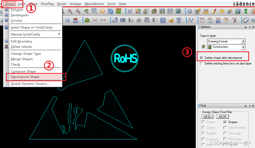 pcb笔记（一）：line转为shape，shape转为line_allegro将line变为shape步骤-CSDN博客