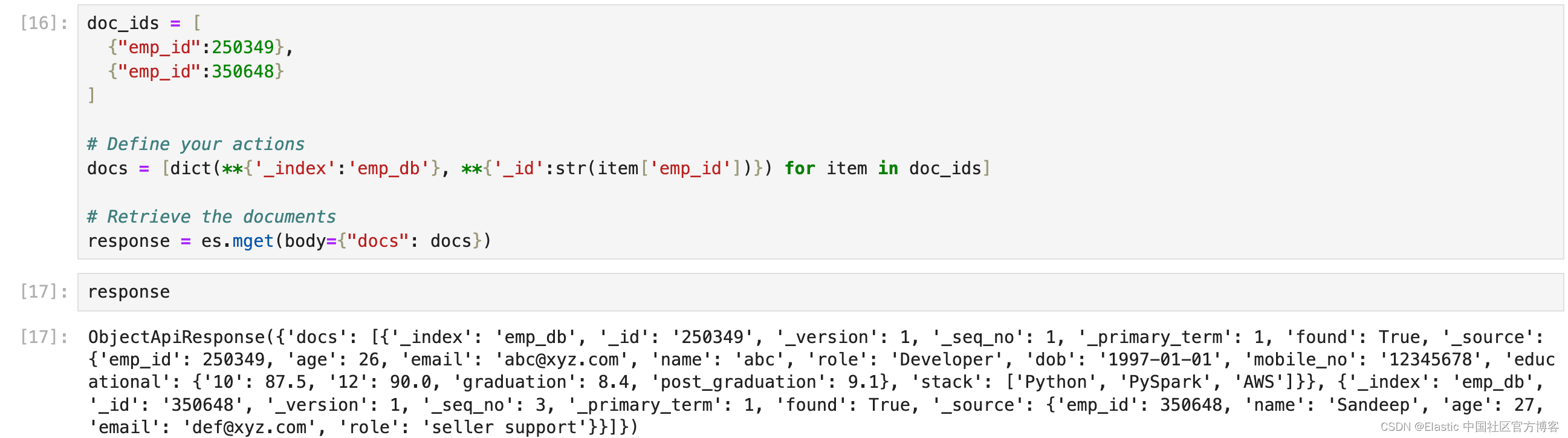 Elasticsearch：基本 CRUD 操作 - Python_elasticsearch crud-CSDN博客