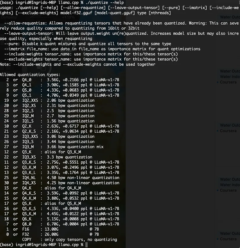 Llama.cpp大模型量化简明手册_llama量化-CSDN博客