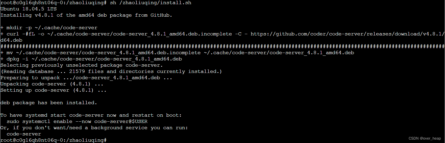 浪潮（CiStation）服务器搭建code-server，实现多端网页访问远程vscode_codeserver多用户隔离-CSDN博客