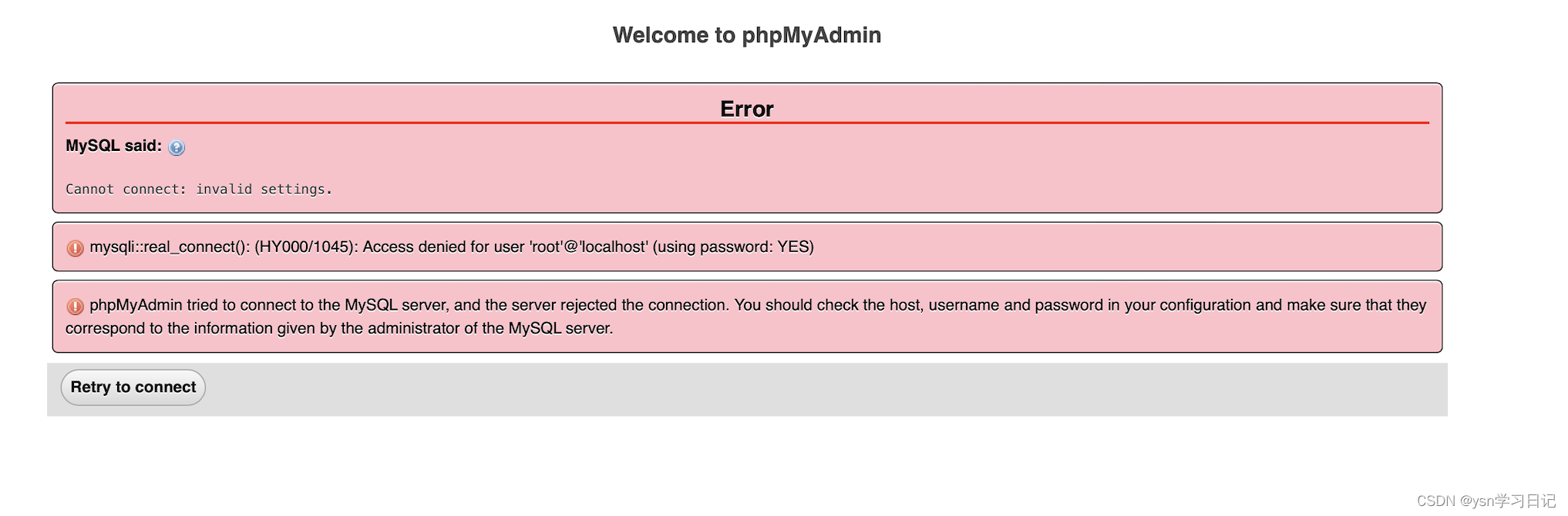 Mac os上MAMP连接mysql失败 和mysql访问问题。关于Access denied for user root @ localhost (using password: YES)的 ...