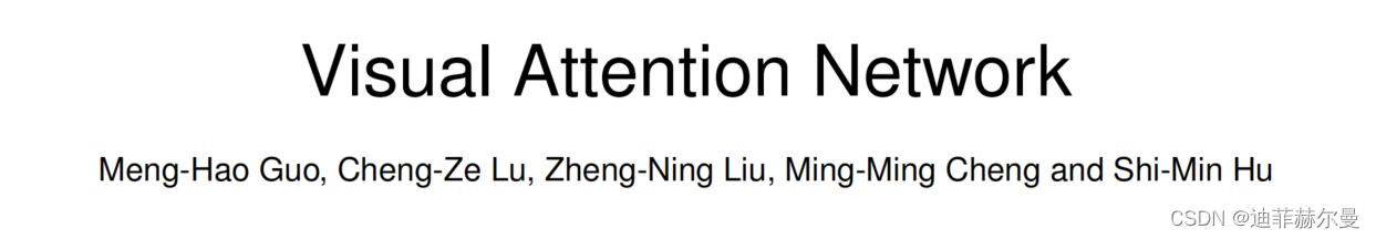 大核注意力 LKA | Visual Attention Network_即插即用模块-CSDN专栏