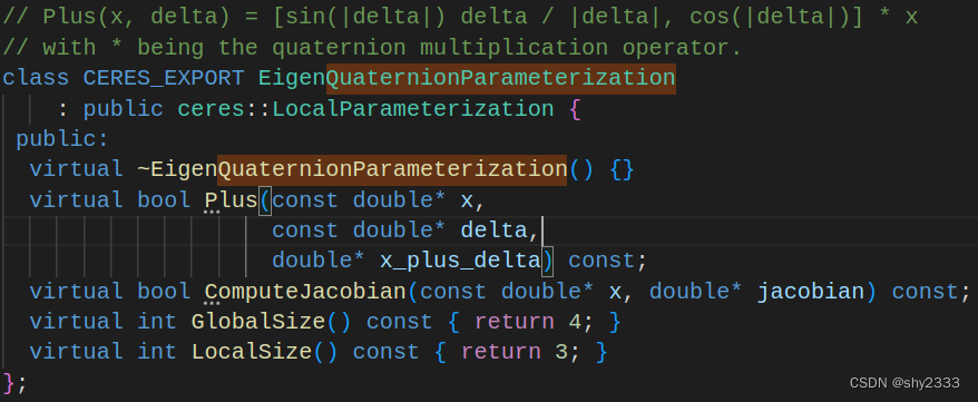 Eigen中四元数的赋值法则（结合Ceres中对四元数的更新方法）_eigen 四元数-CSDN博客