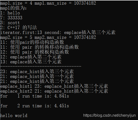 unordered_multimap学习之插入数据操作insert，emplace ，emplace_hint_multimap emplace insert c++-CSDN博客