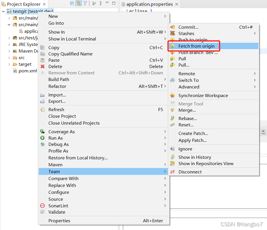 git项目使用教程（eclipse）_fetch from origin-CSDN博客