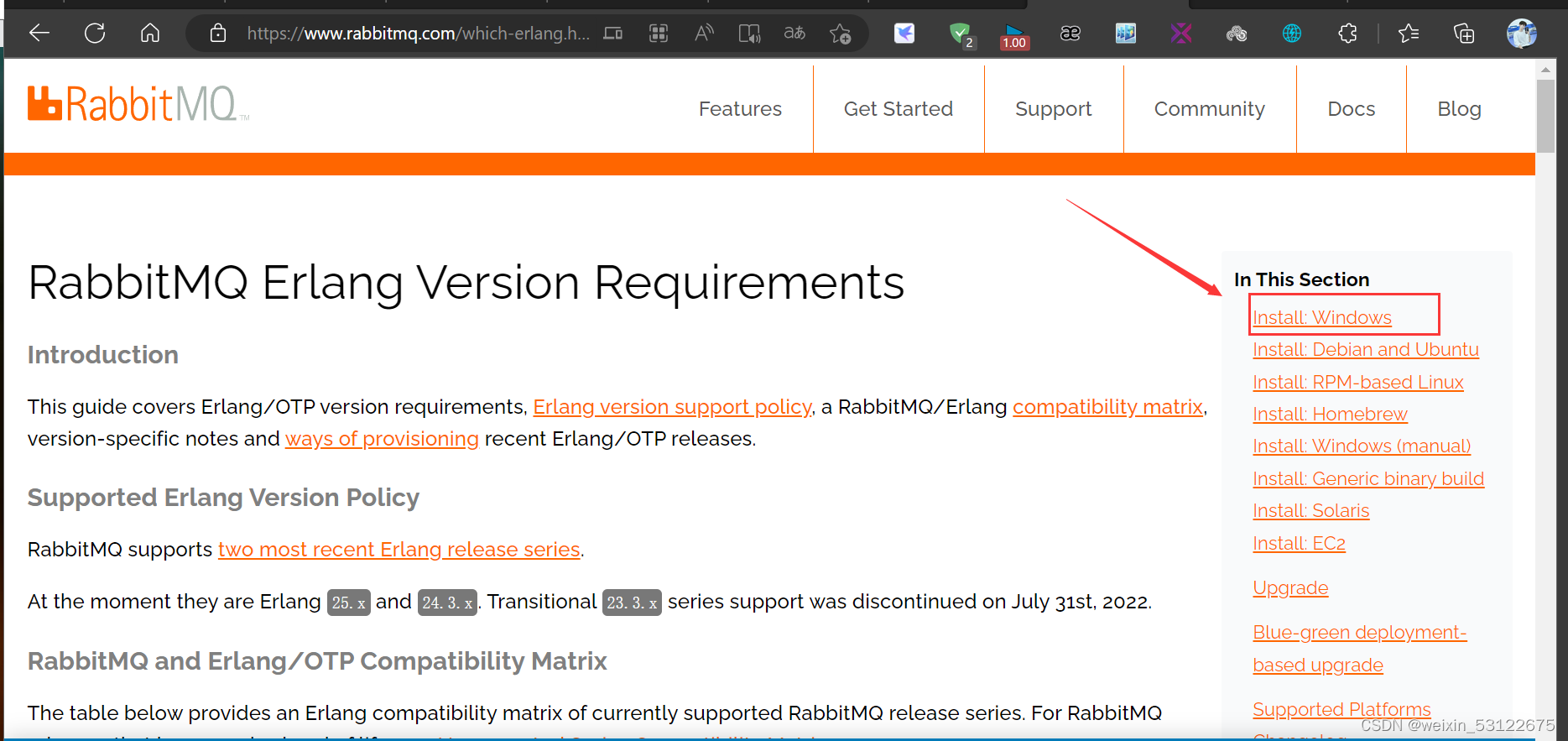 Windows server 安装RABBITMQ（安装过程及错误解决）_rabbitmq对windows server-CSDN博客