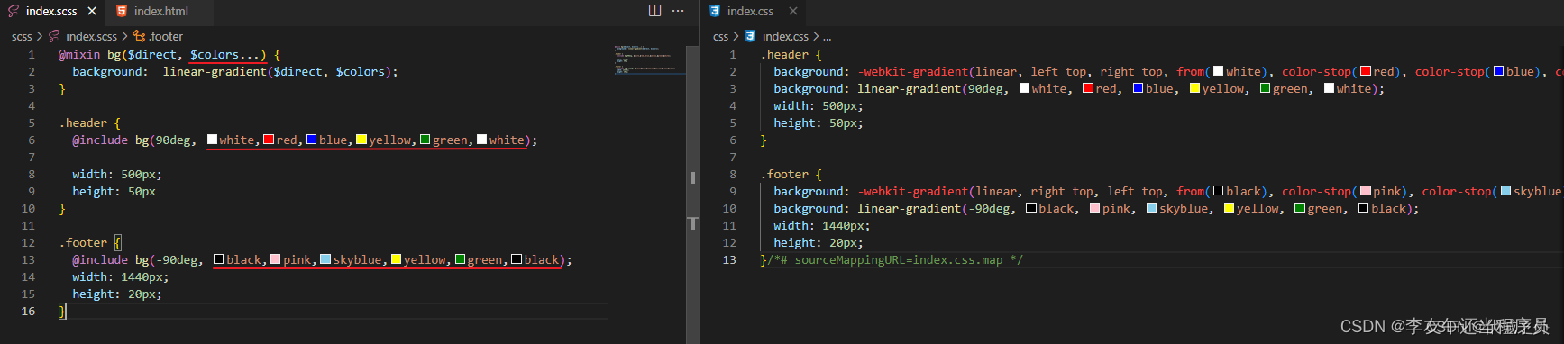 scss--混入@mixin、@inclue、占位选择器 %、继承 @extend、插值语法 #{}、_scss 混入-CSDN博客
