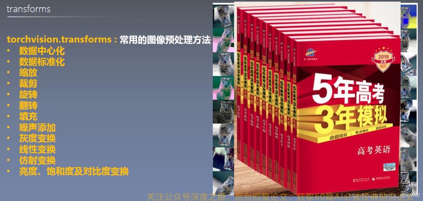 Week2：[任务一] 第二节 图像预处理-Transforms_transforms图像预处理的意义-CSDN博客