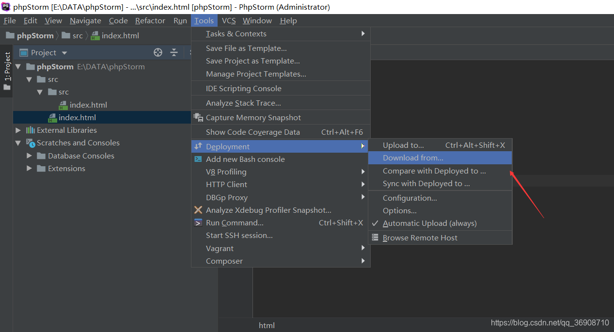 phpStorm的web服务器部署_phpstrom启动web服务-CSDN博客
