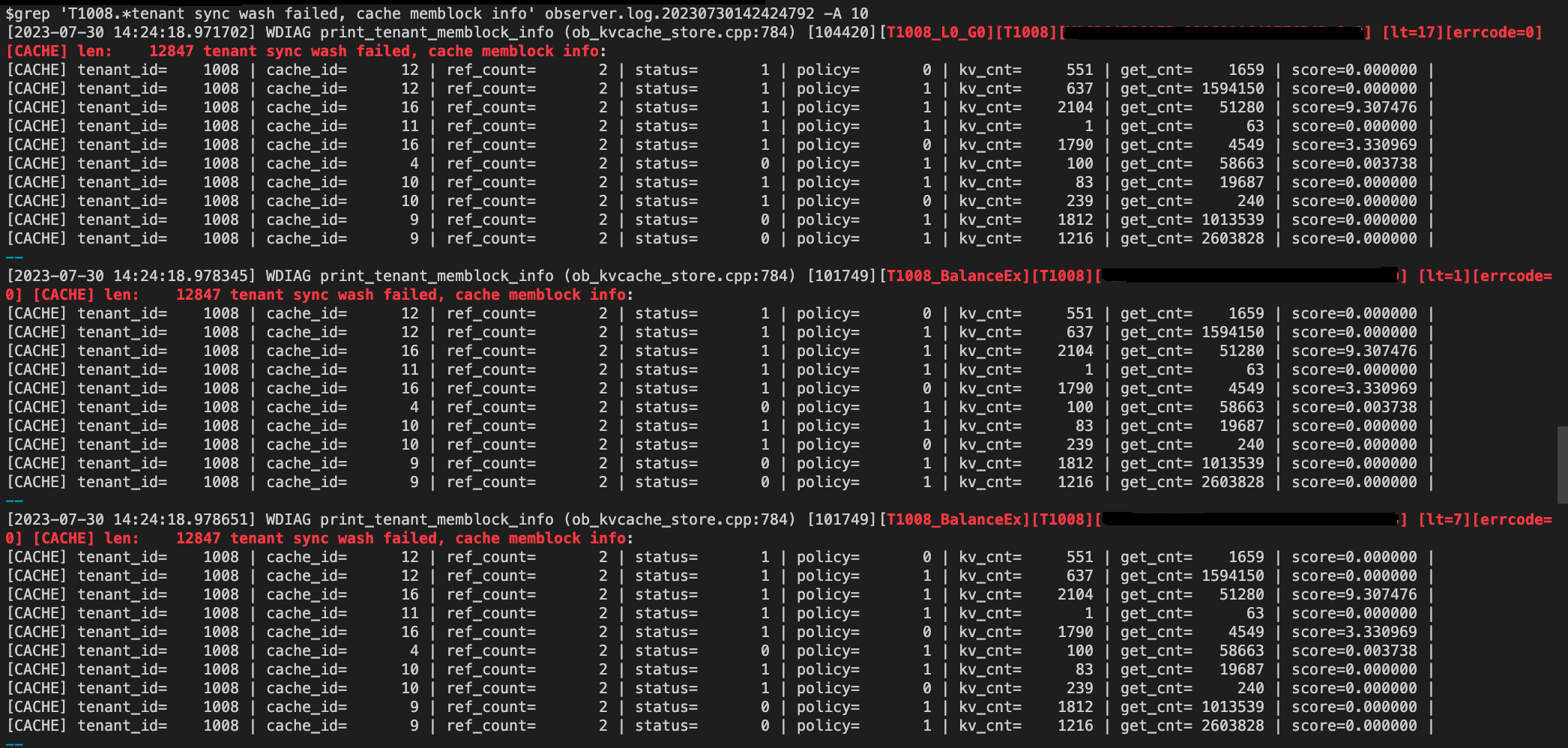 【OceanBase诊断调优】—— 4013 内存爆问题的排查_no memory or reach tenant memory limit-CSDN博客
