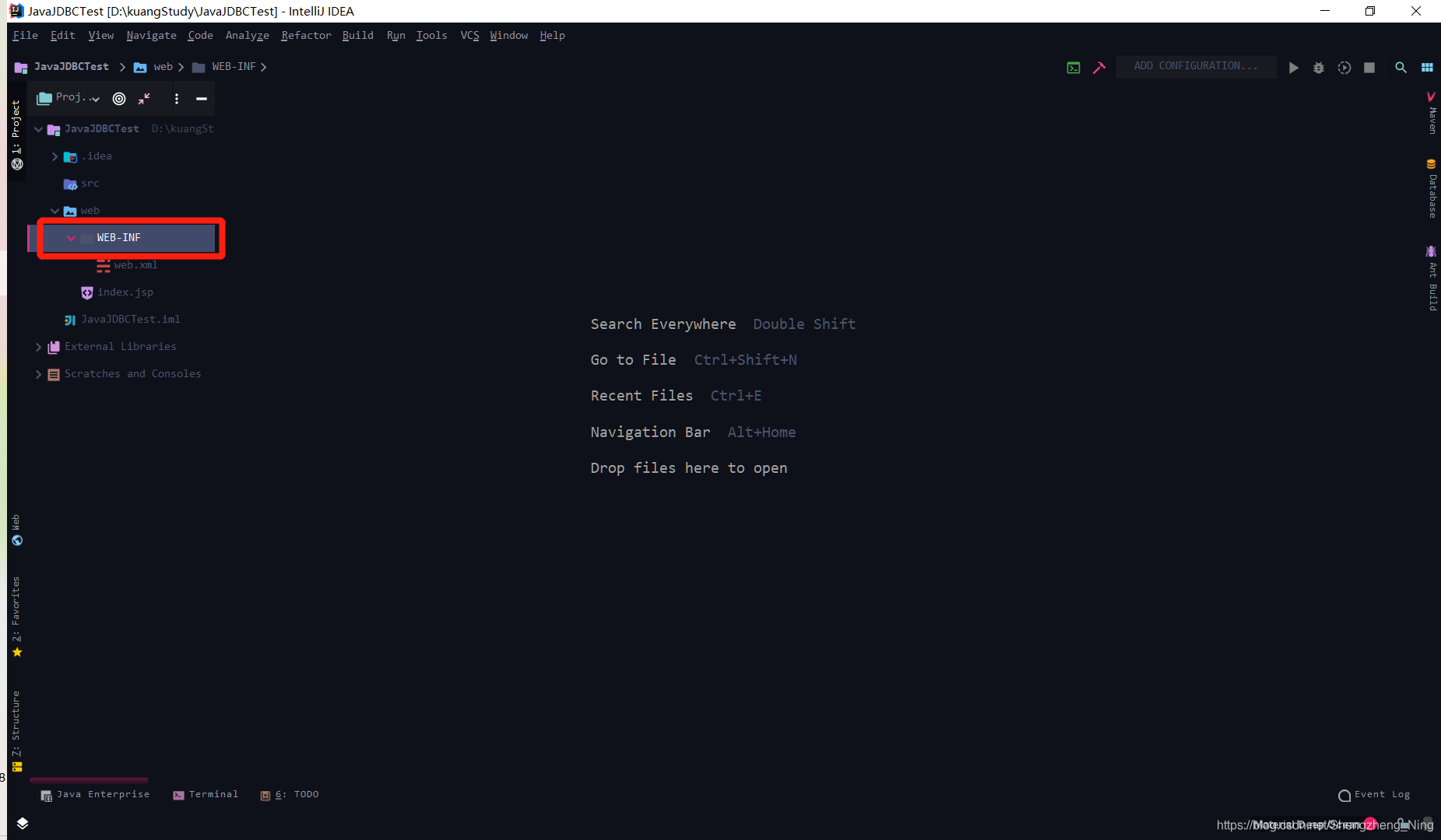 使用ideal实现对数据库 （Mysql数据库，navicat图形化界面）的增删改查（使用JDBC的连接方式）_idea调用navicat数据库-CSDN博客