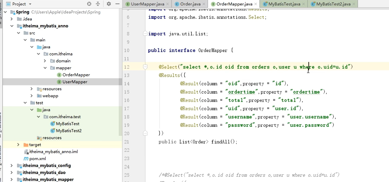 Java202304java学习笔记第六十七天 Ssm 动态sql 一对一得注解开发 Csdn博客