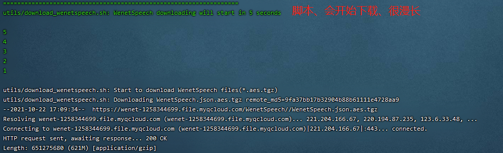 多领域中文语音识别数据集 WenetSpeech 正式发布——有效下载教程-CSDN博客