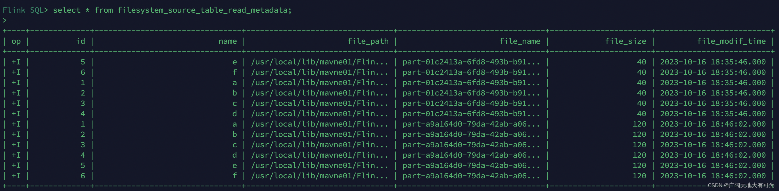 2.2 如何使用FlinkSQL读取&写入到文件系统(HDFS\Local\Hive)_source.monitor-interval-CSDN博客