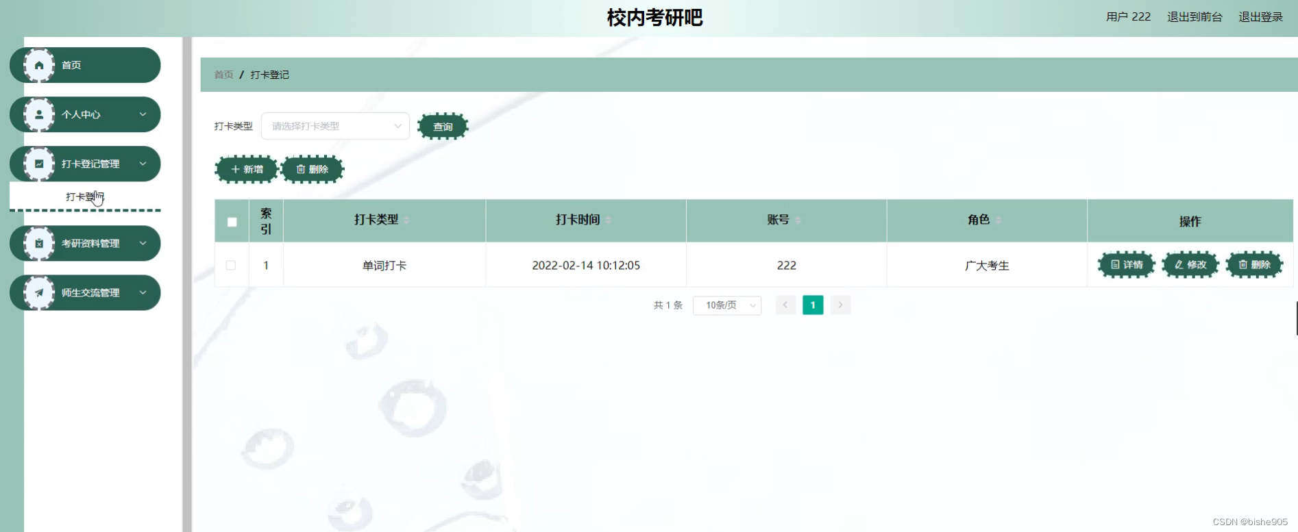 java计算机毕业设计ssm校内考研吧hd450（附源码、数据库）-CSDN博客