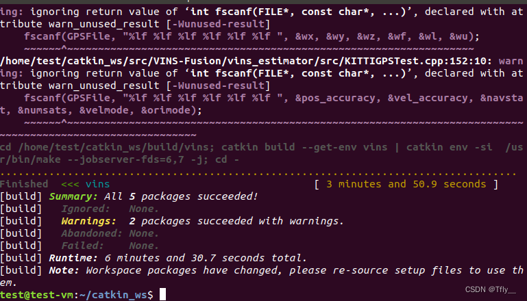 Ubuntu安装Vins-Fusion(1) —— Ubuntu18.04安装vins-fusion_vinsfusion ubuntu18.04-CSDN博客
