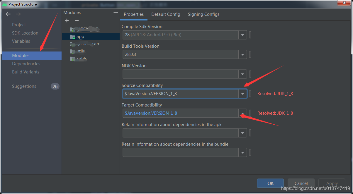 Android Studio中查看源码出现Decompiled.class file, bytecode version:52.0 (Java ...