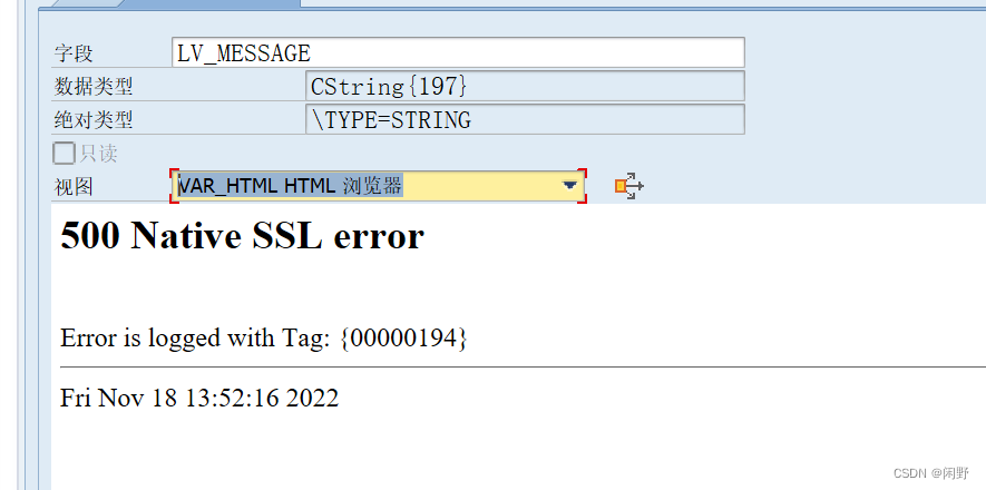 ABAP：resetful接口返回500错误_sap接口500-CSDN博客