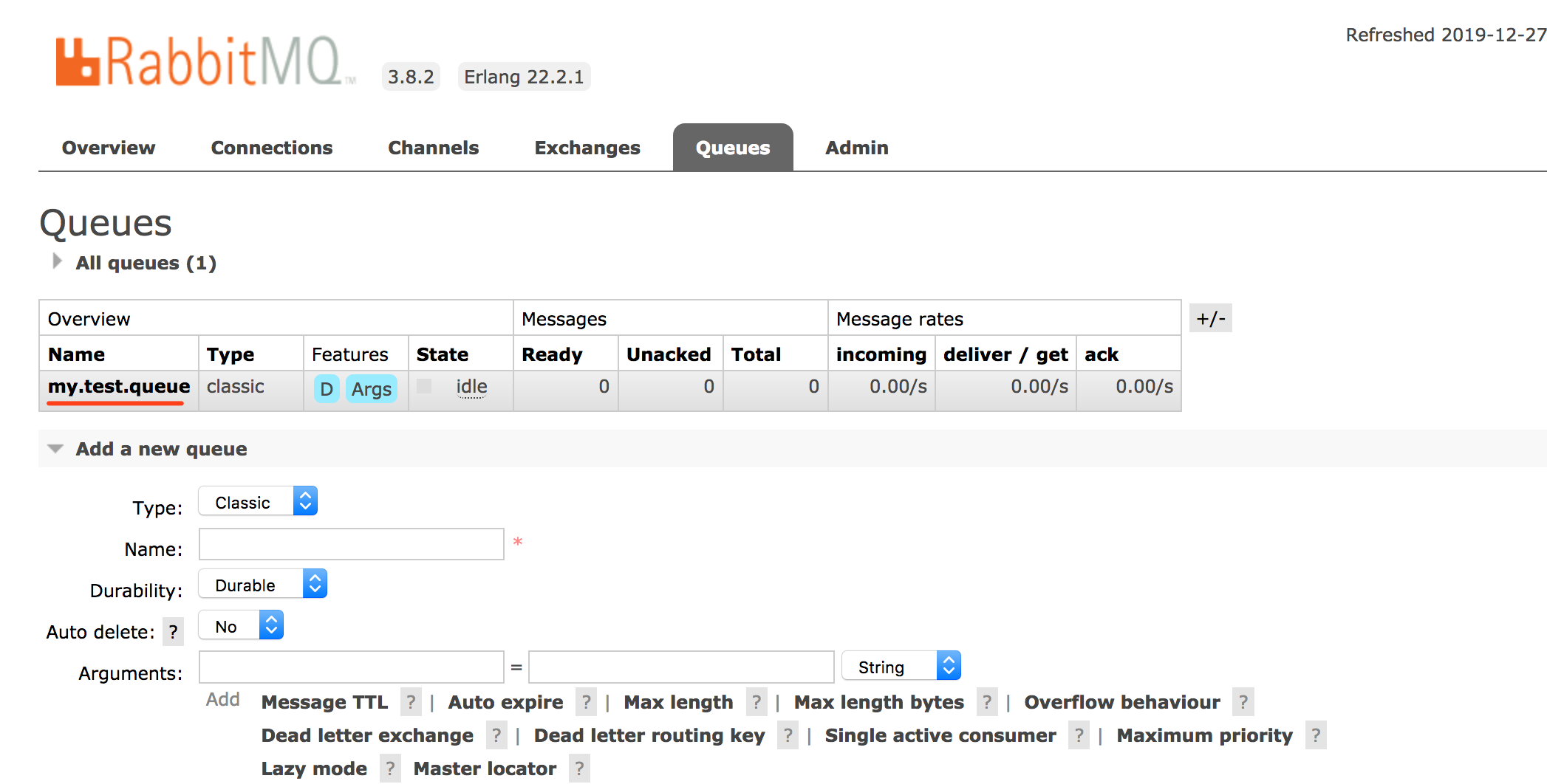 rabbitmq系列问题解决：406, “PRECONDITION_FAILED - inequivalent arg ‘durable‘_rabbitmq 406-CSDN博客