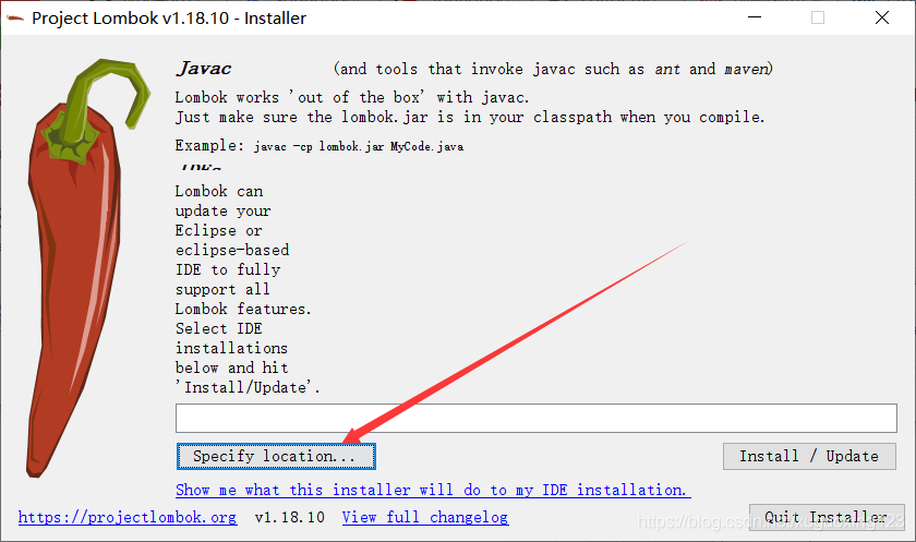 STS4（Spring Tool Suite4）安装Lombok插件总结（安装步骤及错误解决方法）_sts4 lombok-CSDN博客