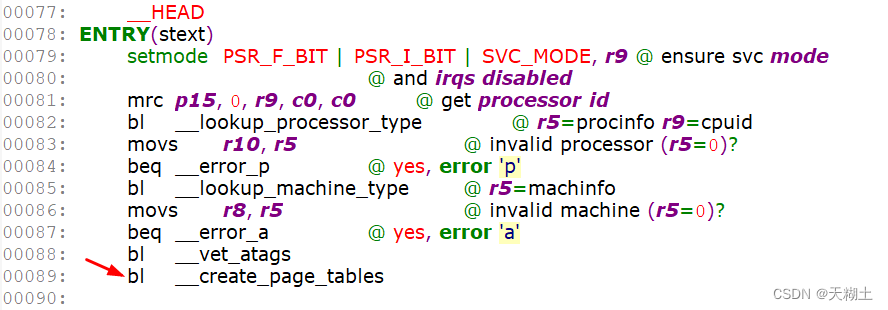 内核启动流程——汇编阶段的head.S文件-CSDN博客