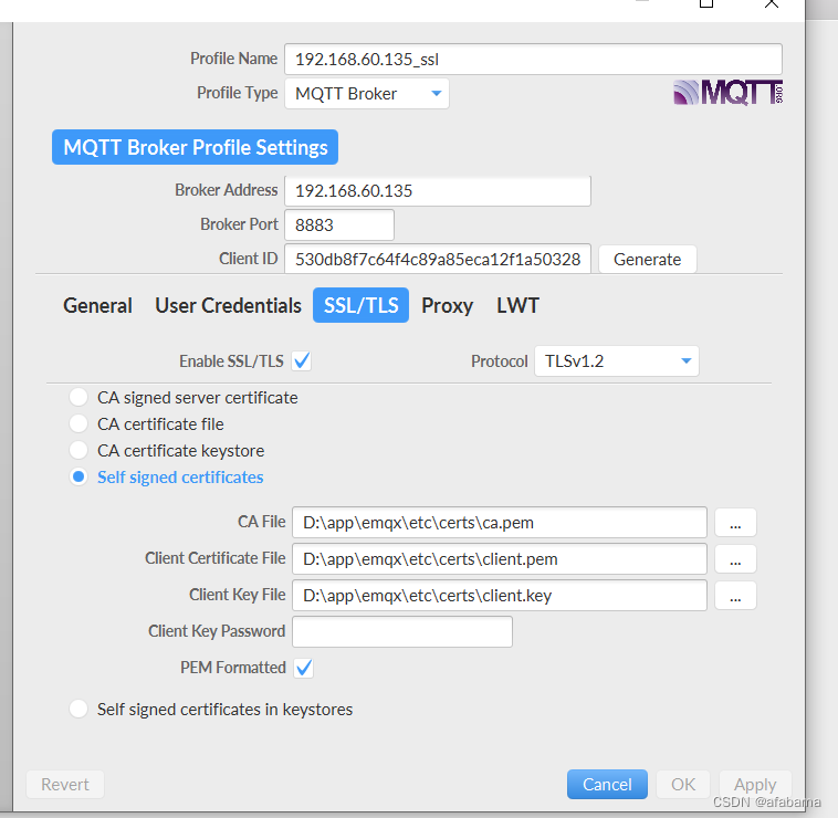 emqx 配置ssl/tls_java emqx 使用ssl协议交互-CSDN博客