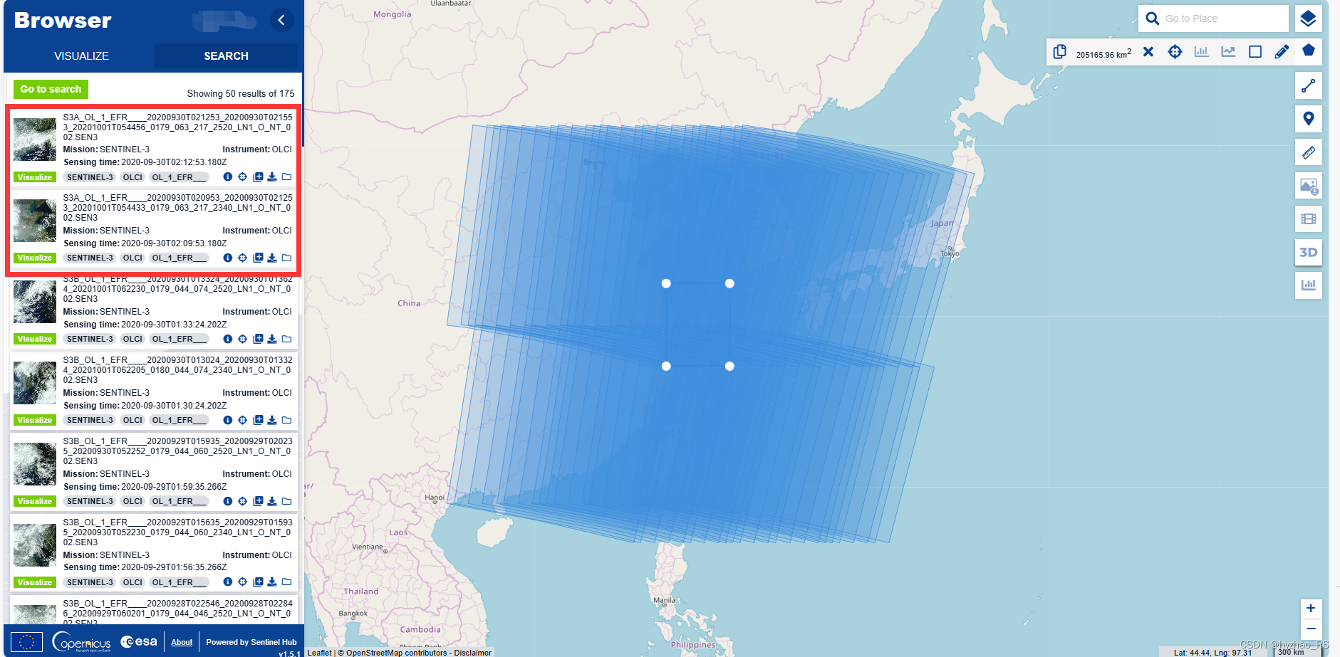 在Copernicus Data Space Ecosystem下载Sentinel数据及使用脚本检索和下载数据_copernicus ...