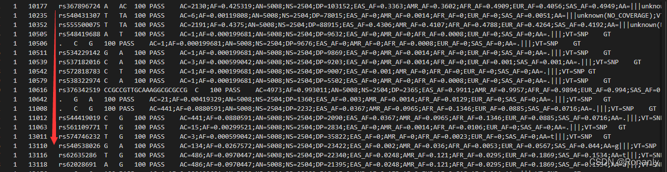 SnpSift对vcf文件变异位点dbsnp注释_vcf文件dbsnp注释版本更新-CSDN博客
