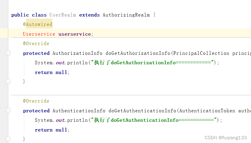 整合shiro的自定义的Realm无法使用注解@Autowire 注入UserService_shiro autowire-CSDN博客